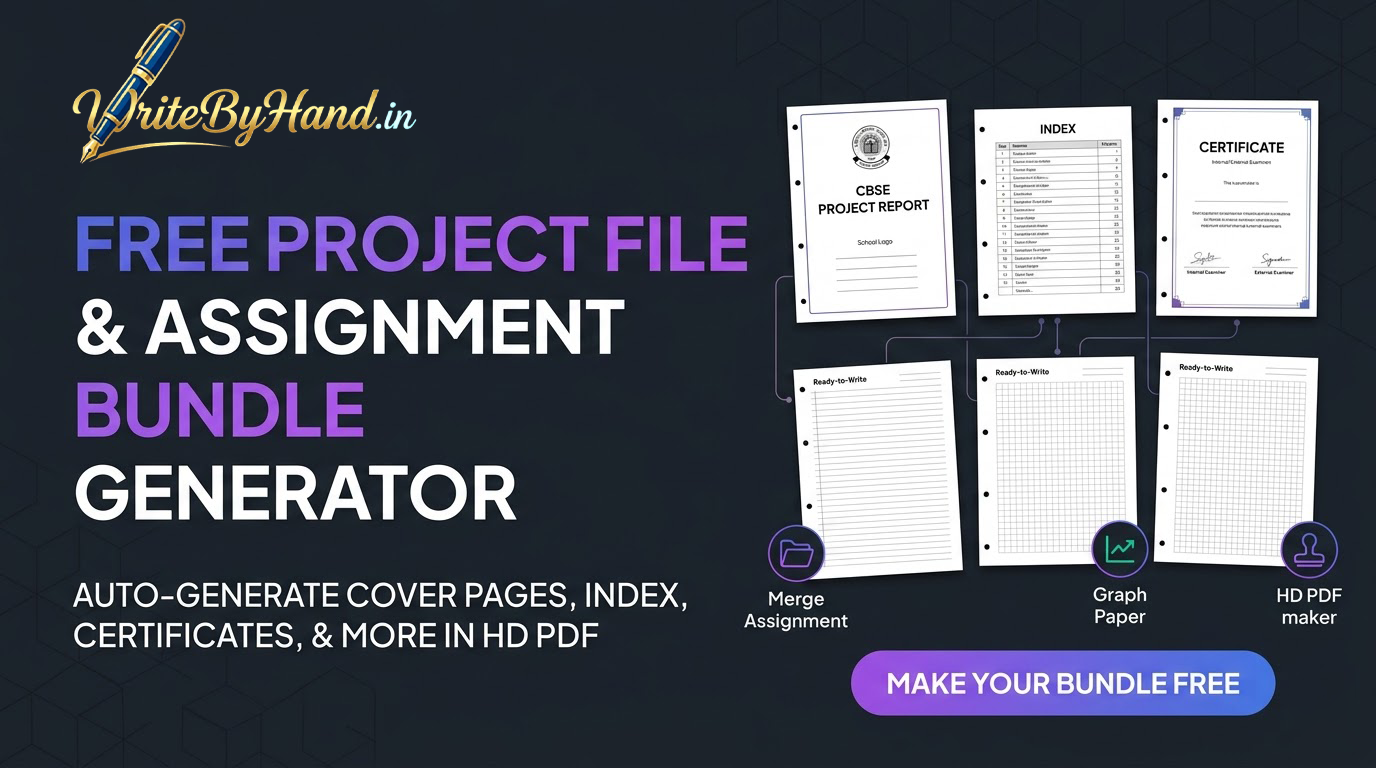 Assignment Front Page Maker & Online Assignment PDF Generator