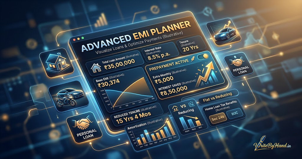 Ultimate EMI Calculator India (Home, Car, Bike) | Prepayment Planner ...